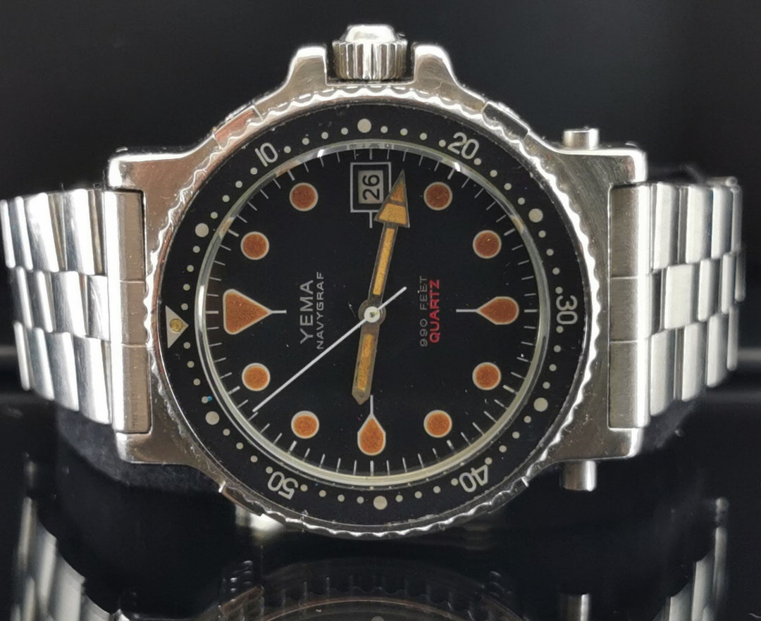 Vintage Yema NAVYGRAF Quartz R40436 - Etsy
