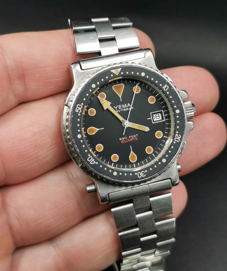 Vintage Yema NAVYGRAF Quartz R40436 - Etsy