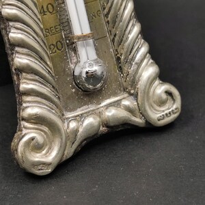 Beautiful Silver Thermometer Fahrenheit Thermometer Perfect - Etsy