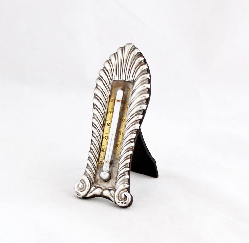 Beautiful Silver Thermometer Fahrenheit Thermometer Perfect | Etsy