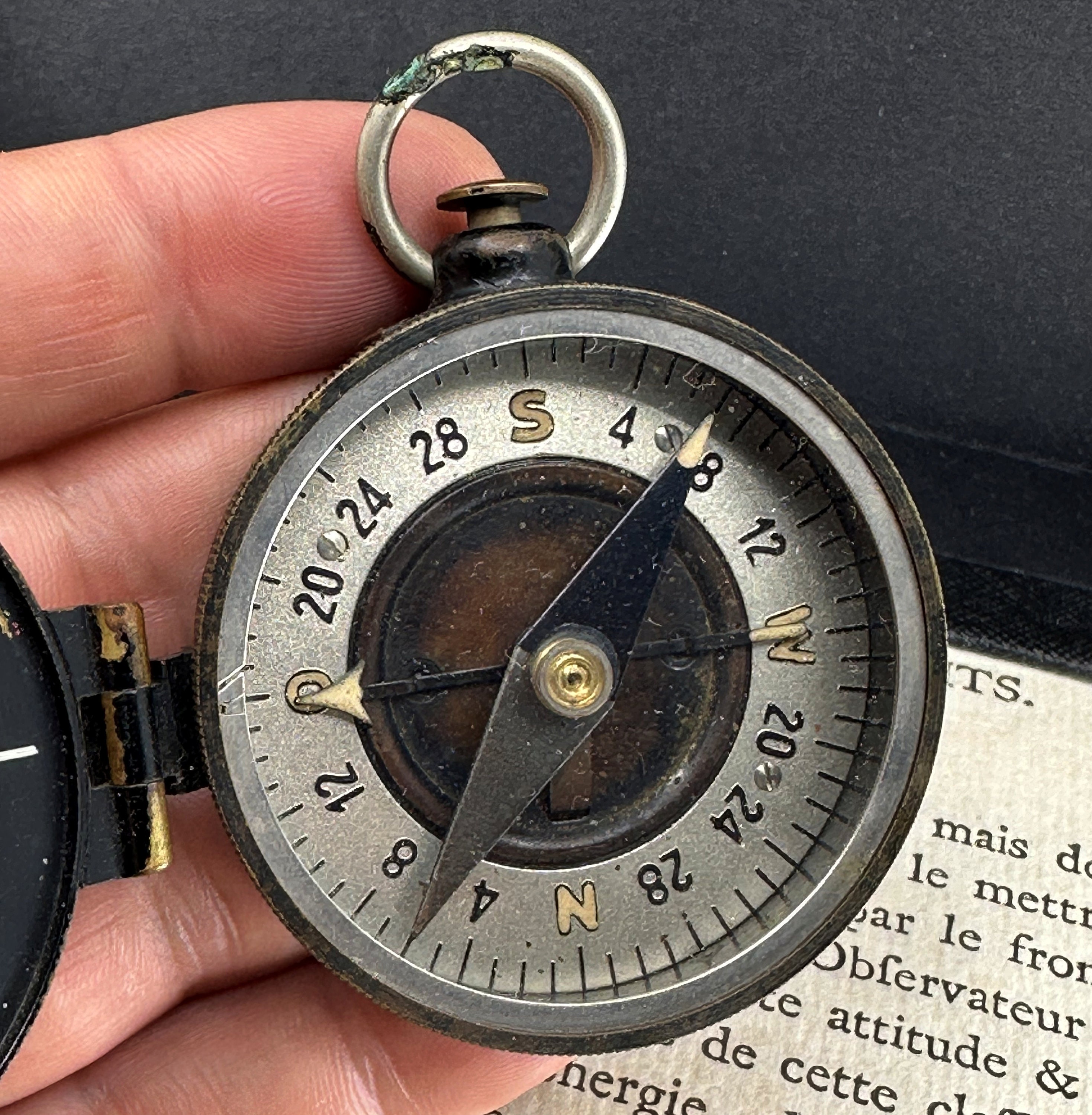 Antique Swiss Military Pocket Compass Plan Ltd - Etsy