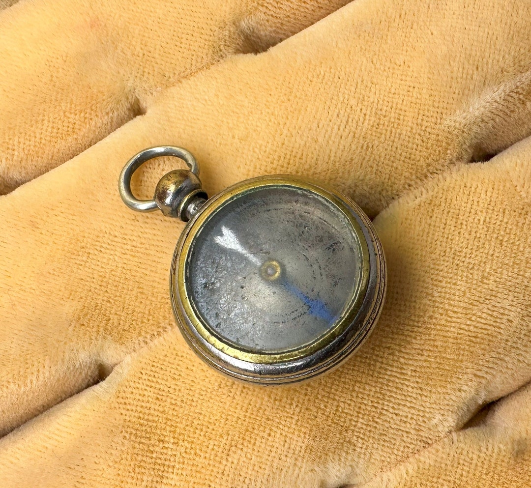 Antique French Compass, Brass Compass - Etsy