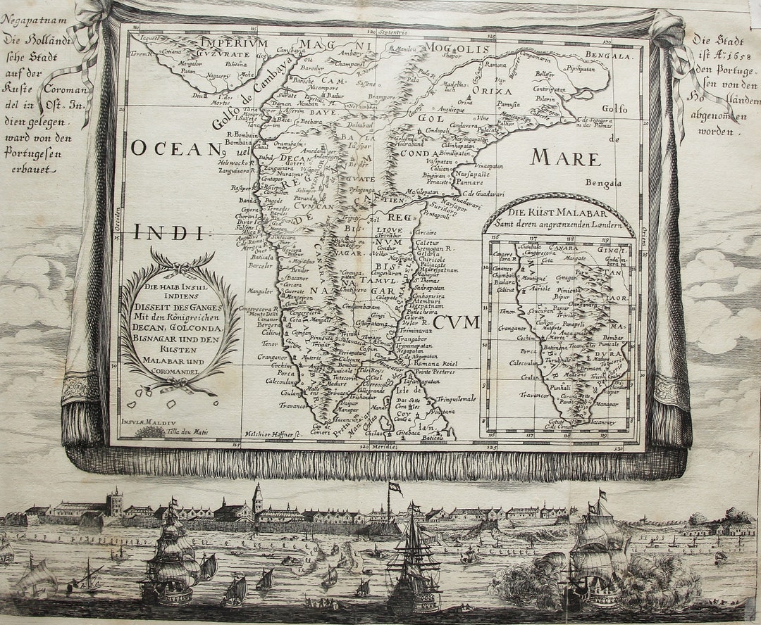 Antique Map of India, Ceylon, Ancient History, Classics, Wall Decor - Etsy