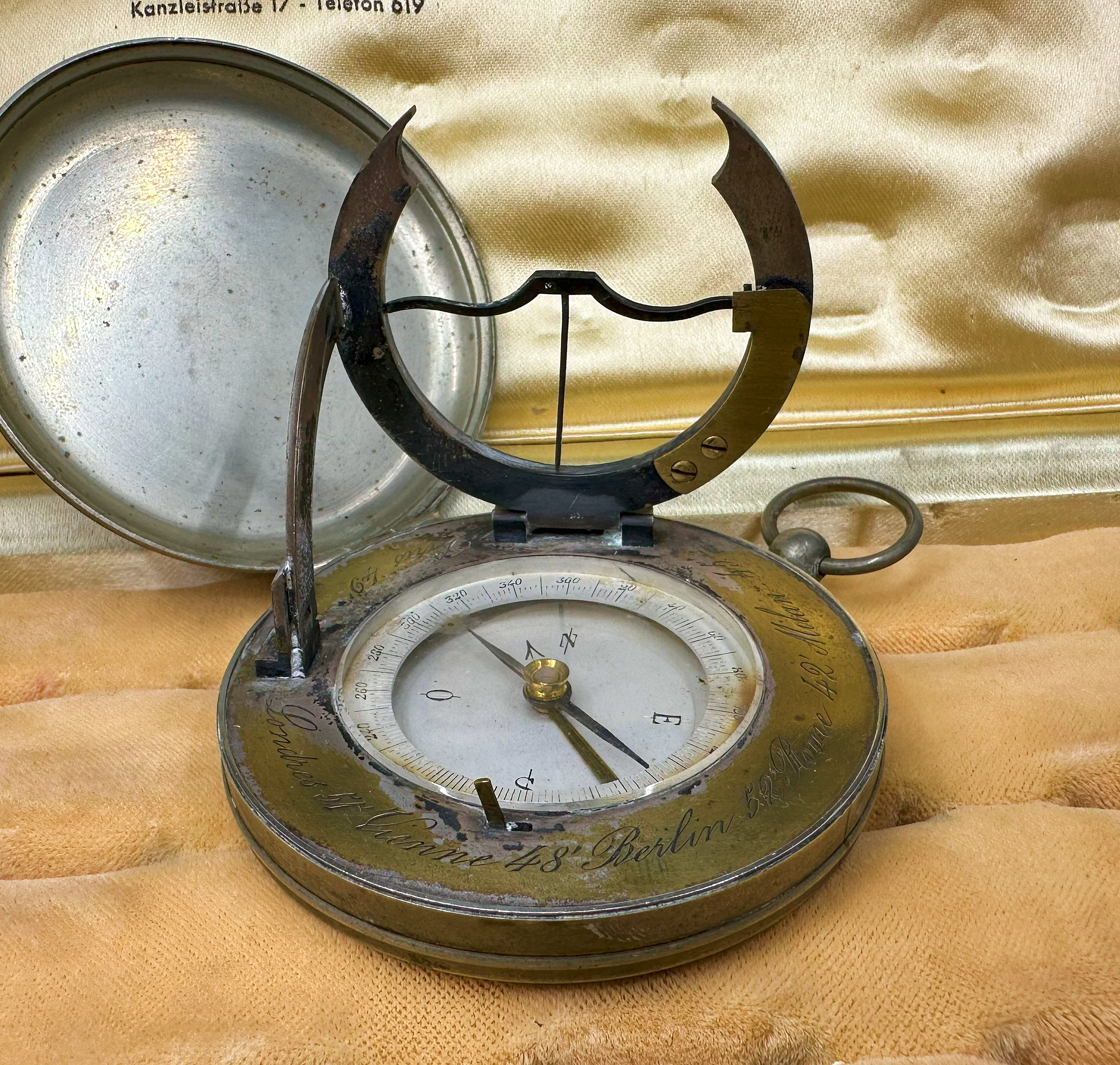 Antique Equinoctial Sundial Compass - Etsy