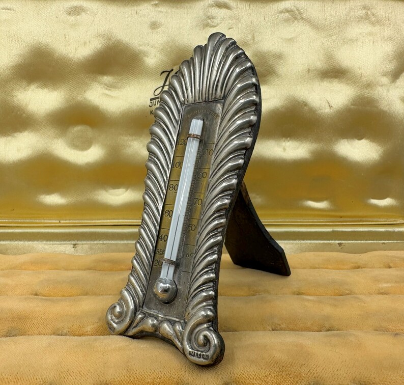 Beautiful Silver Thermometer Fahrenheit Thermometer, Perfect Gift - Etsy