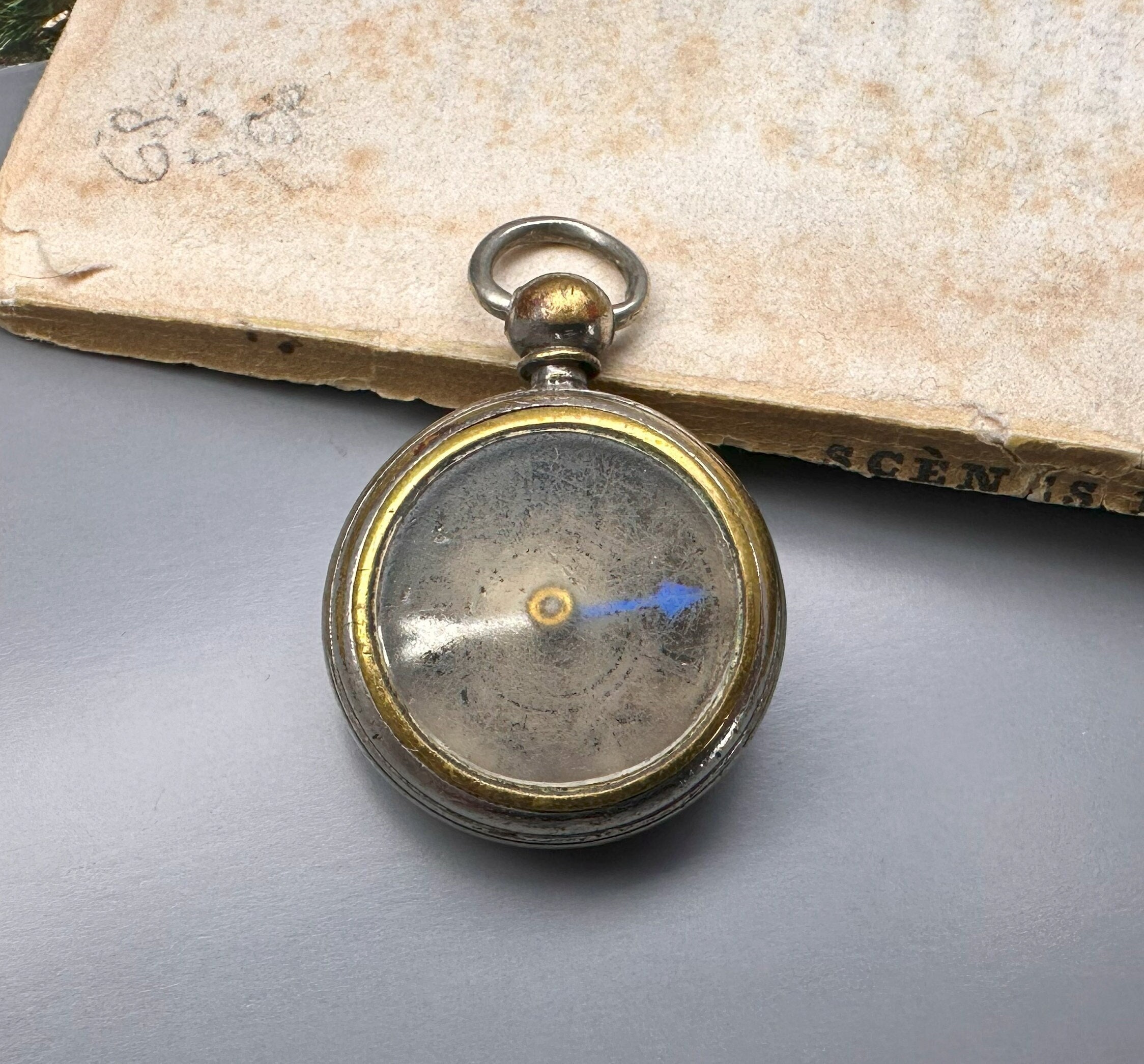 Antique French Compass, Brass Compass - Etsy