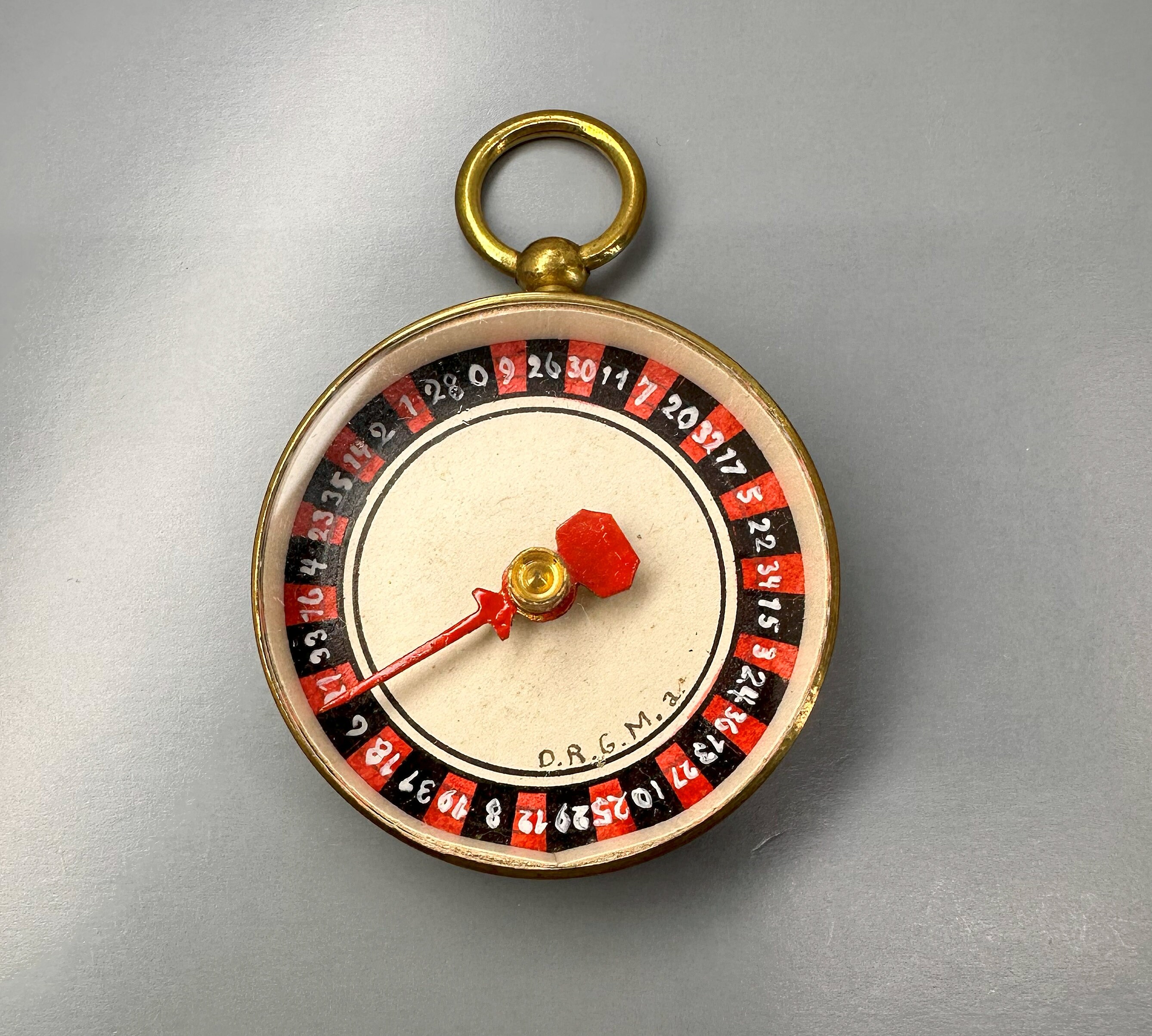 1930s German Pocket Roulette Wheel, Gift for Gambler, Gambler Gift Idea ...
