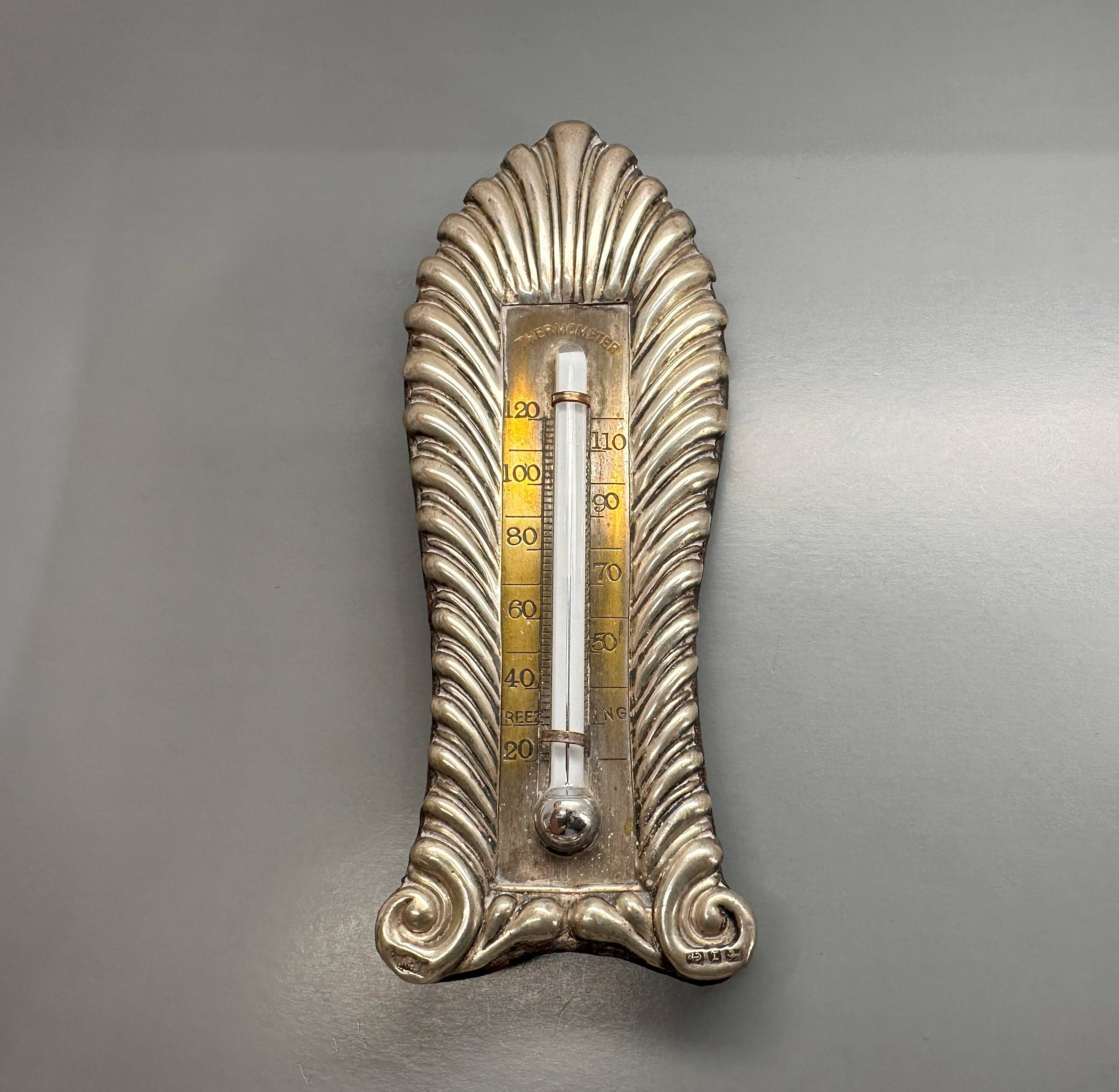 Beautiful Silver Thermometer Fahrenheit Thermometer, Perfect Gift - Etsy