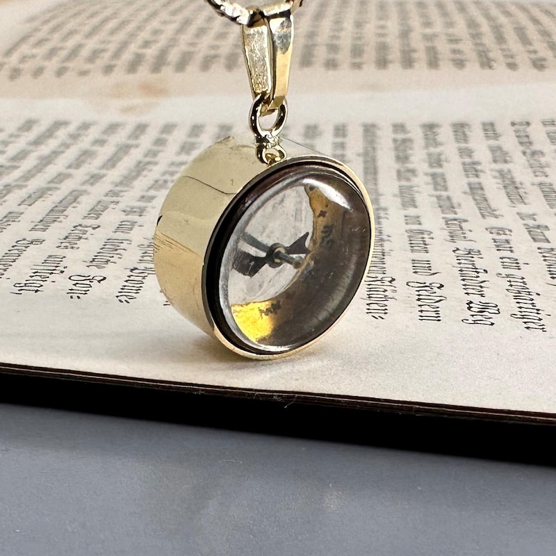 Compass Charm - Etsy