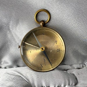Antique French Pocket Compass - Etsy