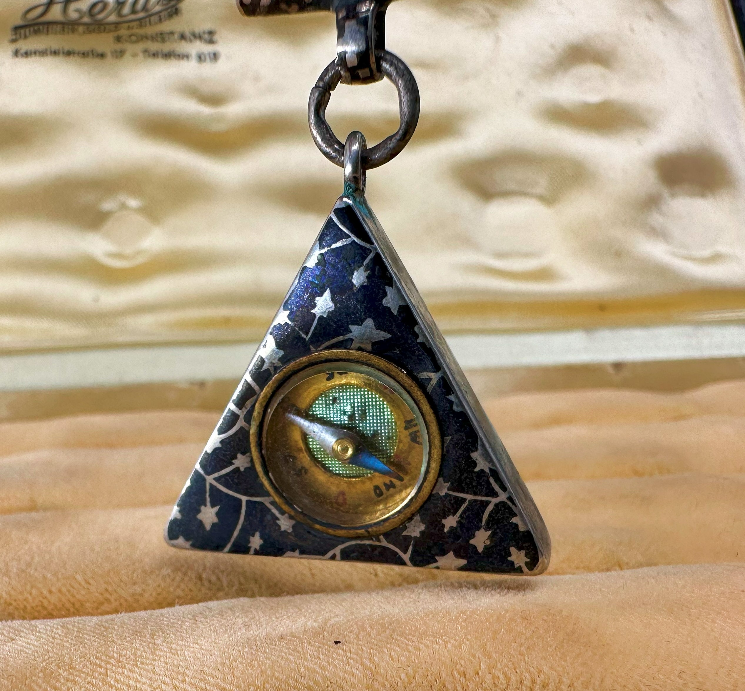 Antique Compass Chain, Vintage Compass, Compass Necklace Pendant - Etsy