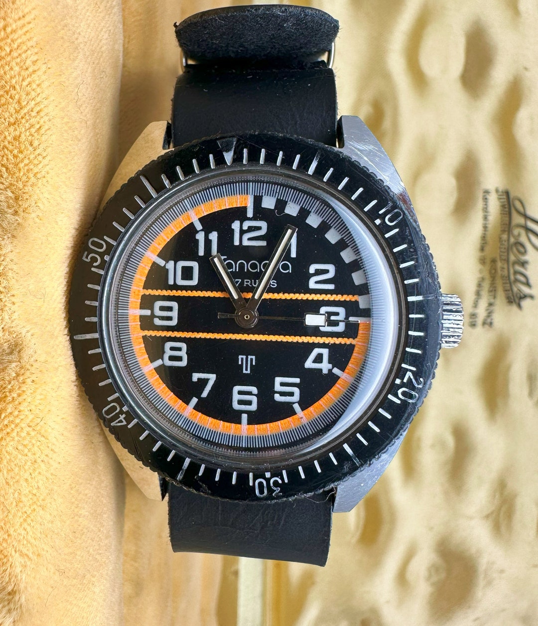 Tanagra Retro French Diver Watch Tanagra 17 Rubis - Etsy