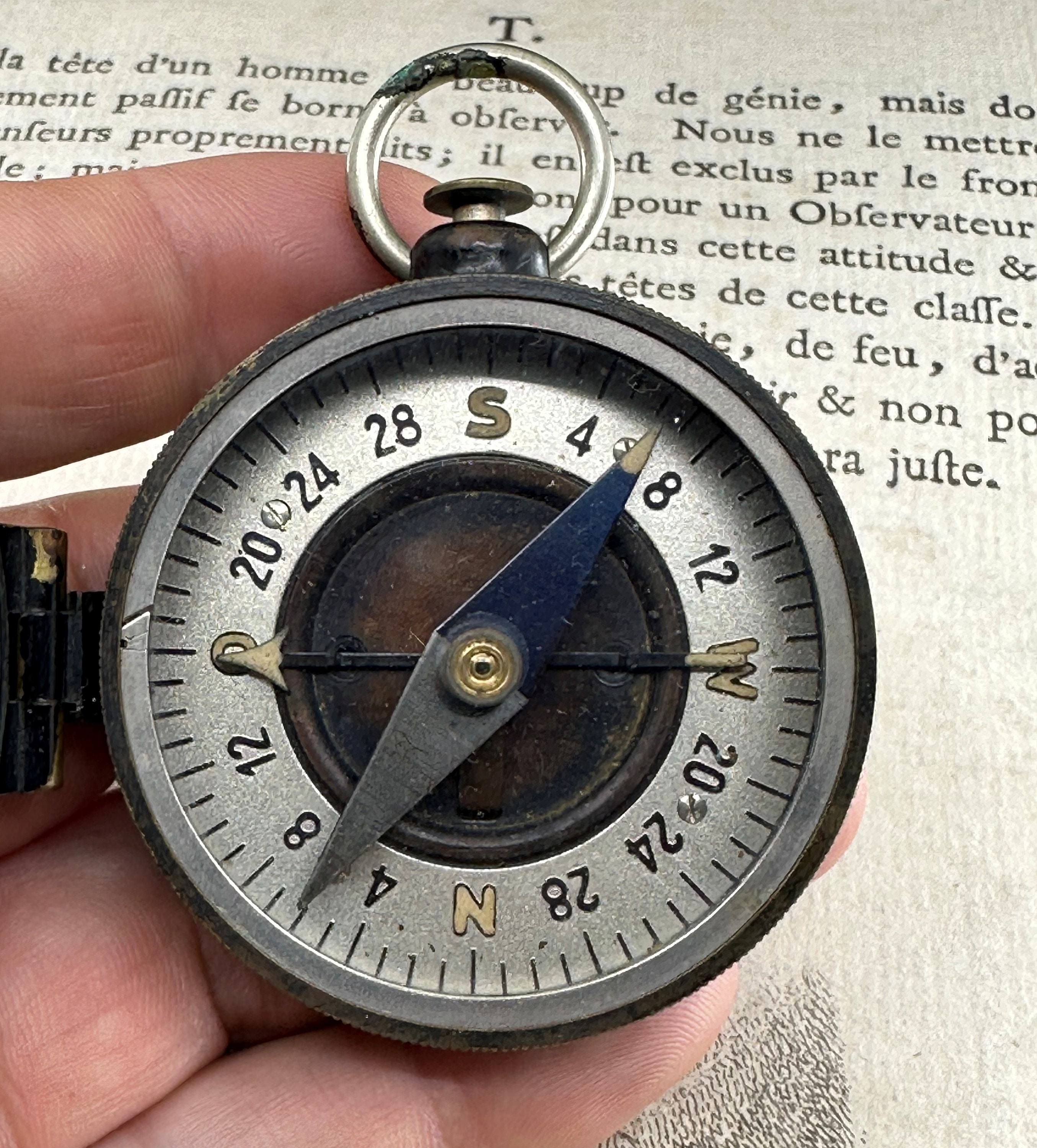 Antique Swiss Military Pocket Compass Plan Ltd - Etsy