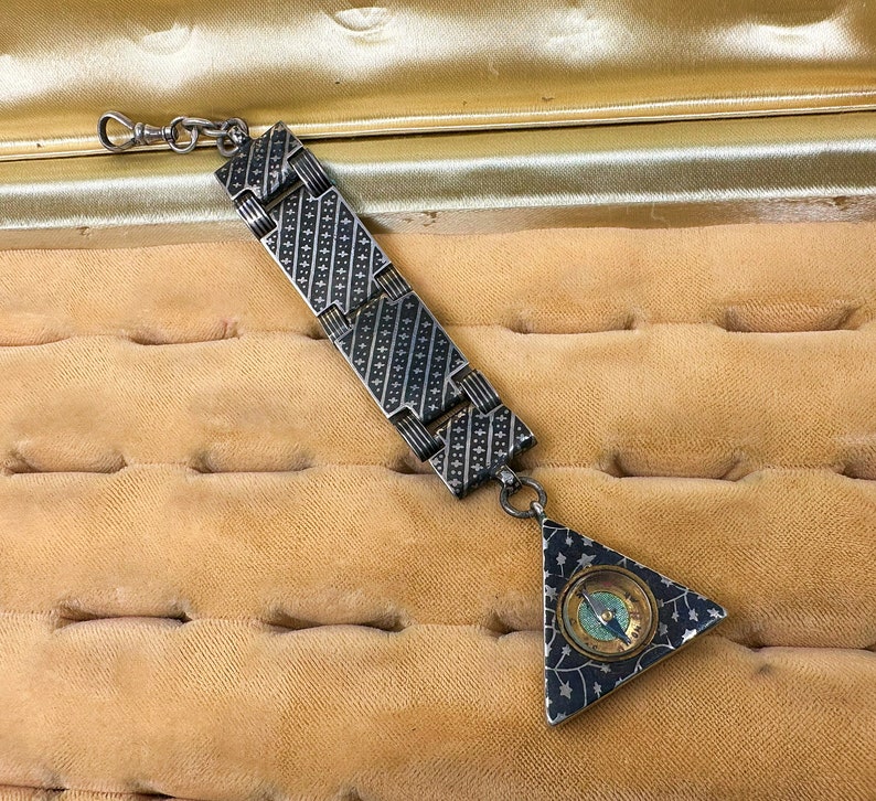 Antique Compass Chain, Vintage Compass, Compass Necklace Pendant - Etsy