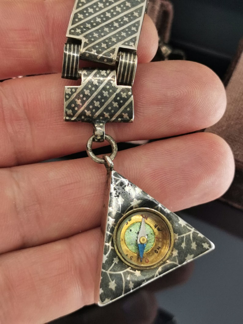 Antique Compass Chain Vintage Compass Compass Necklace - Etsy