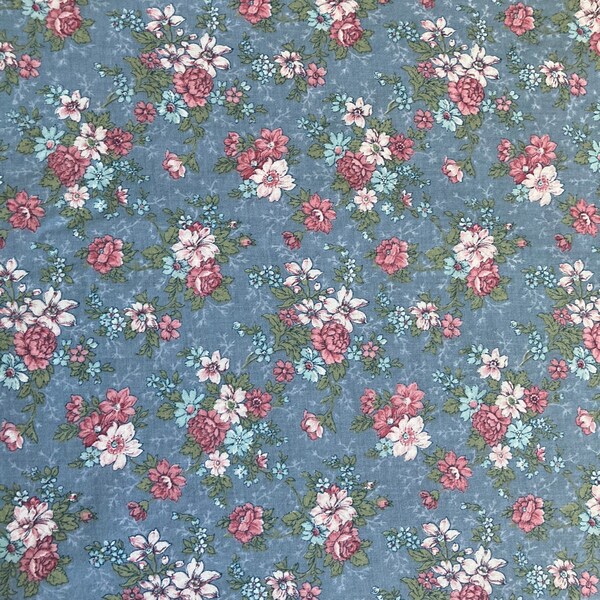 Country Blue Fabric - Etsy