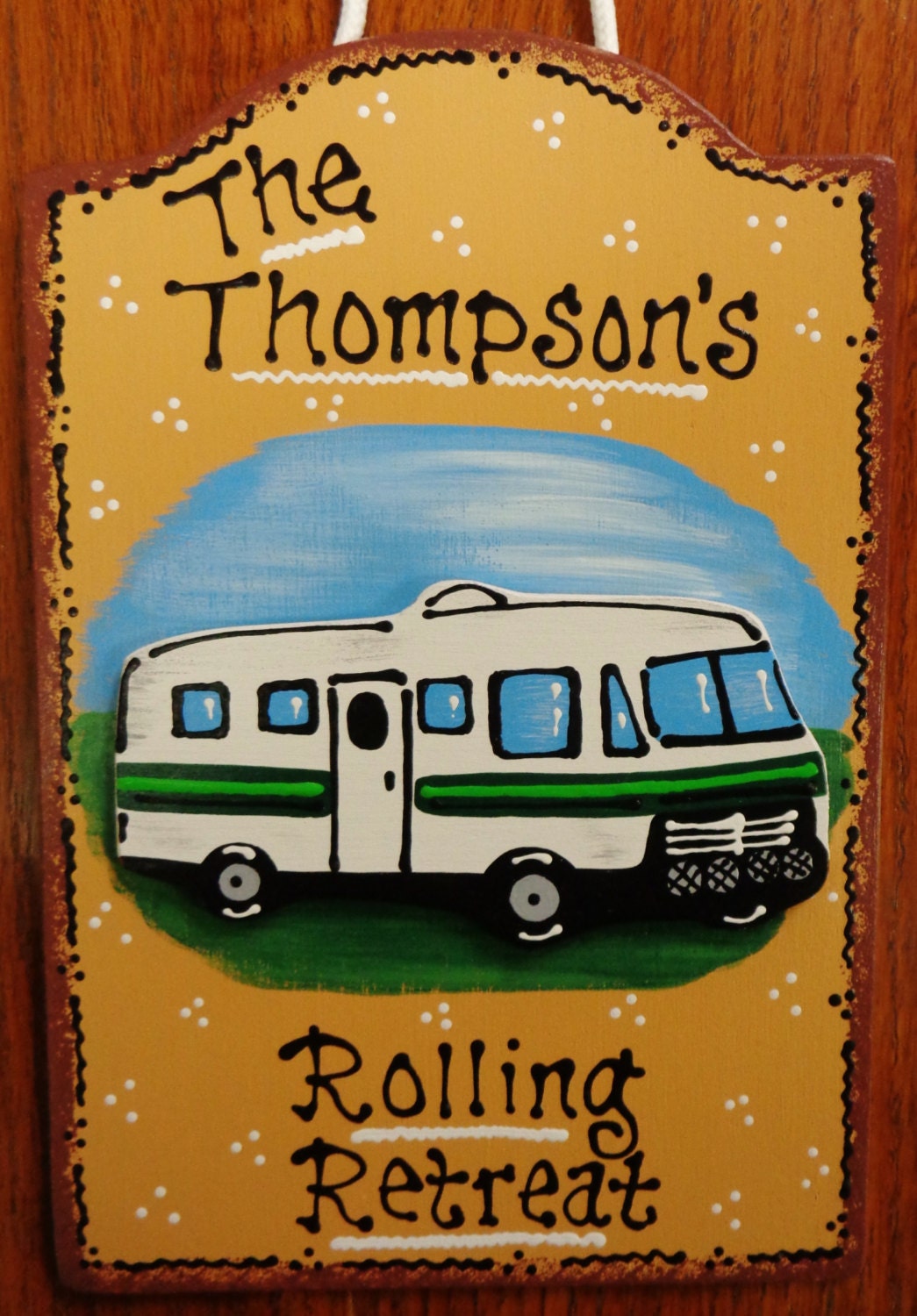 RV Motorhome CAMPER SIGN Personalized Name Camp Camping Travel - Etsy