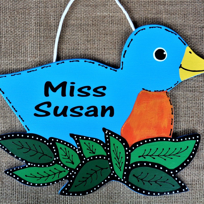 Wooden Bird Signs - Etsy