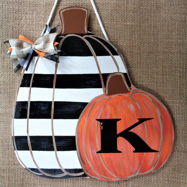 Wooden Pumpkin Sign - Etsy