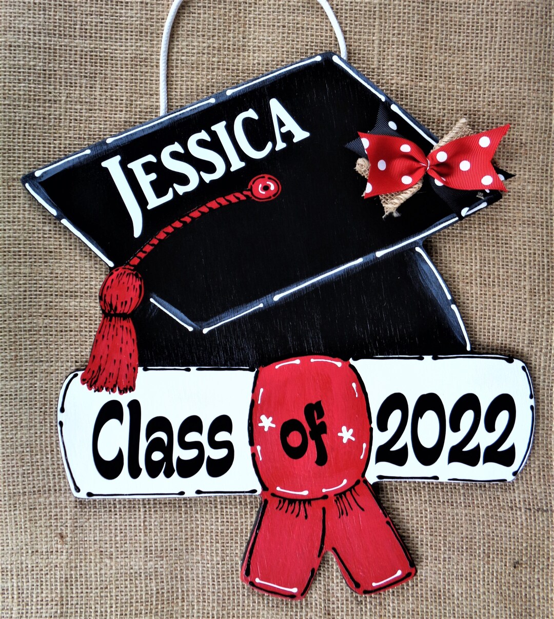 Personalized GRADUATION SIGN Party Commencement Name Door Plaque School ...