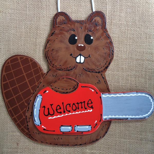 Beaver Welcome Sign - Etsy