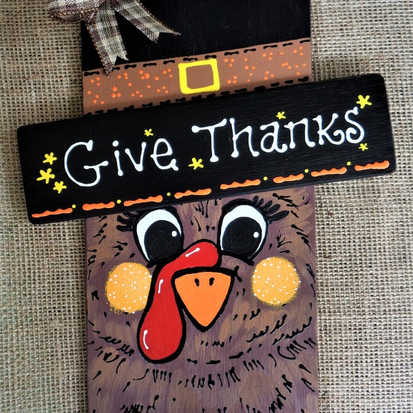 Wooden Plaque Turkeys - Etsy