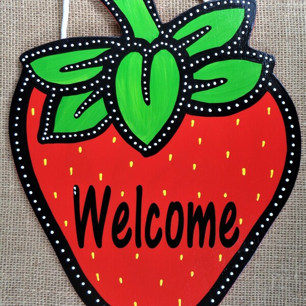 Strawberry Signs - Etsy