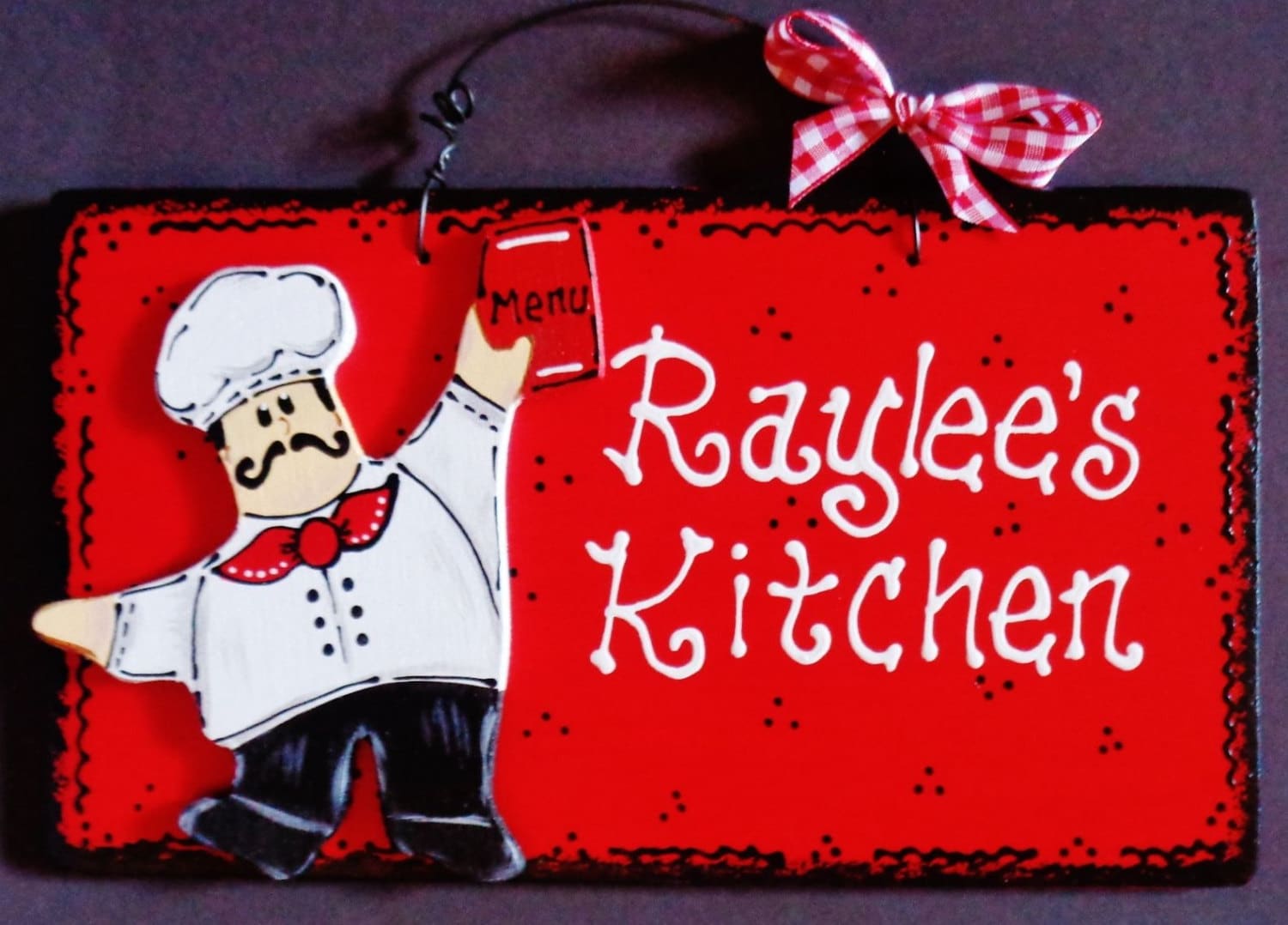 U CHOOSE NAME Personalized Fat Chef Kitchen SIGN Bistro Style | Etsy