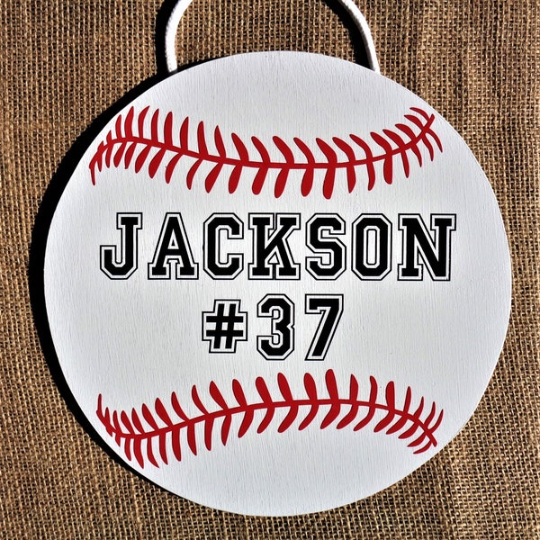 Baseball Door Decor - Etsy
