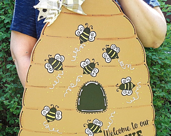 Beehive Door Hang - Etsy