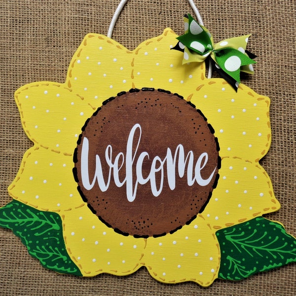 Sunflower Door Wreath - Etsy
