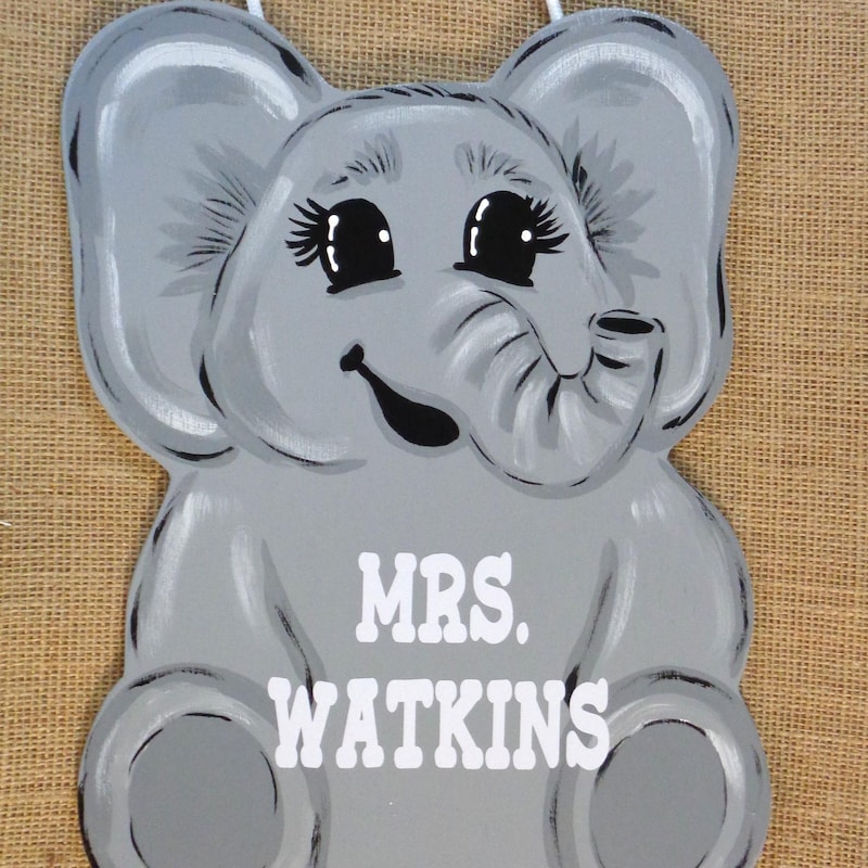 Elephant Door Signs - Etsy