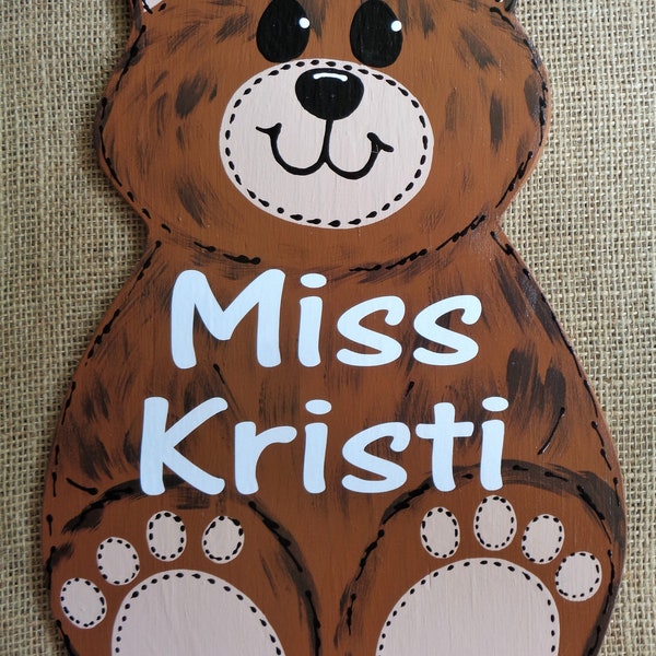 Classroom Bear Door Hangers - Etsy