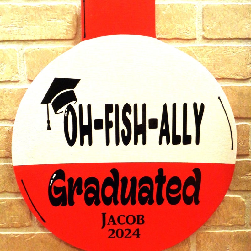 Fishing Graduation Banner - Etsy