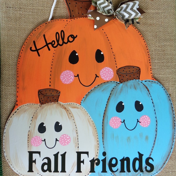 Fall Pumpkin Sign - Etsy