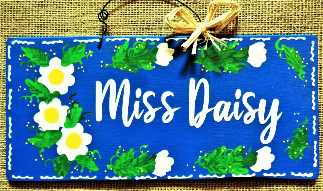 PERSONALIZED Daisy SIGN School Classroom Plaque Wall Door Decor ...
