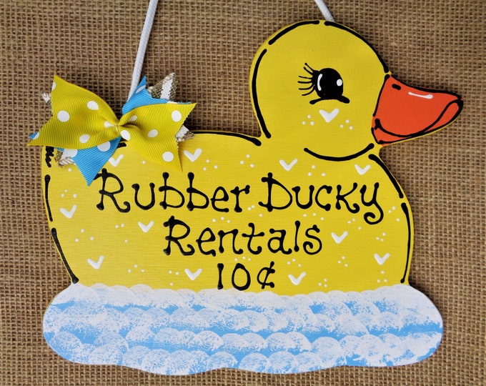 Rubber Duck Sign - Etsy