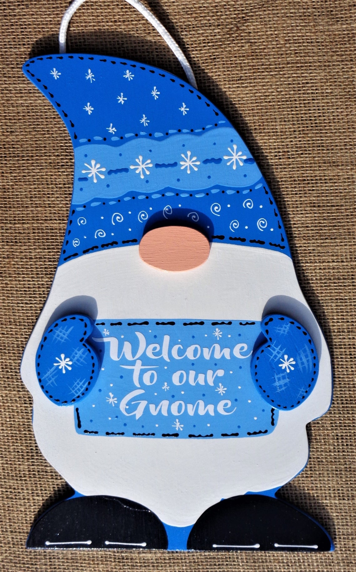 Welcome to Our GNOME WINTER SIGN Wall Art Door Hanger Plaque - Etsy