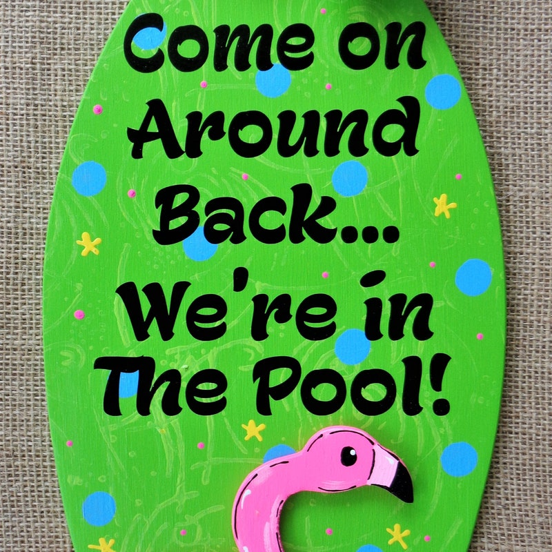 Signs for Around the Pool - Etsy
