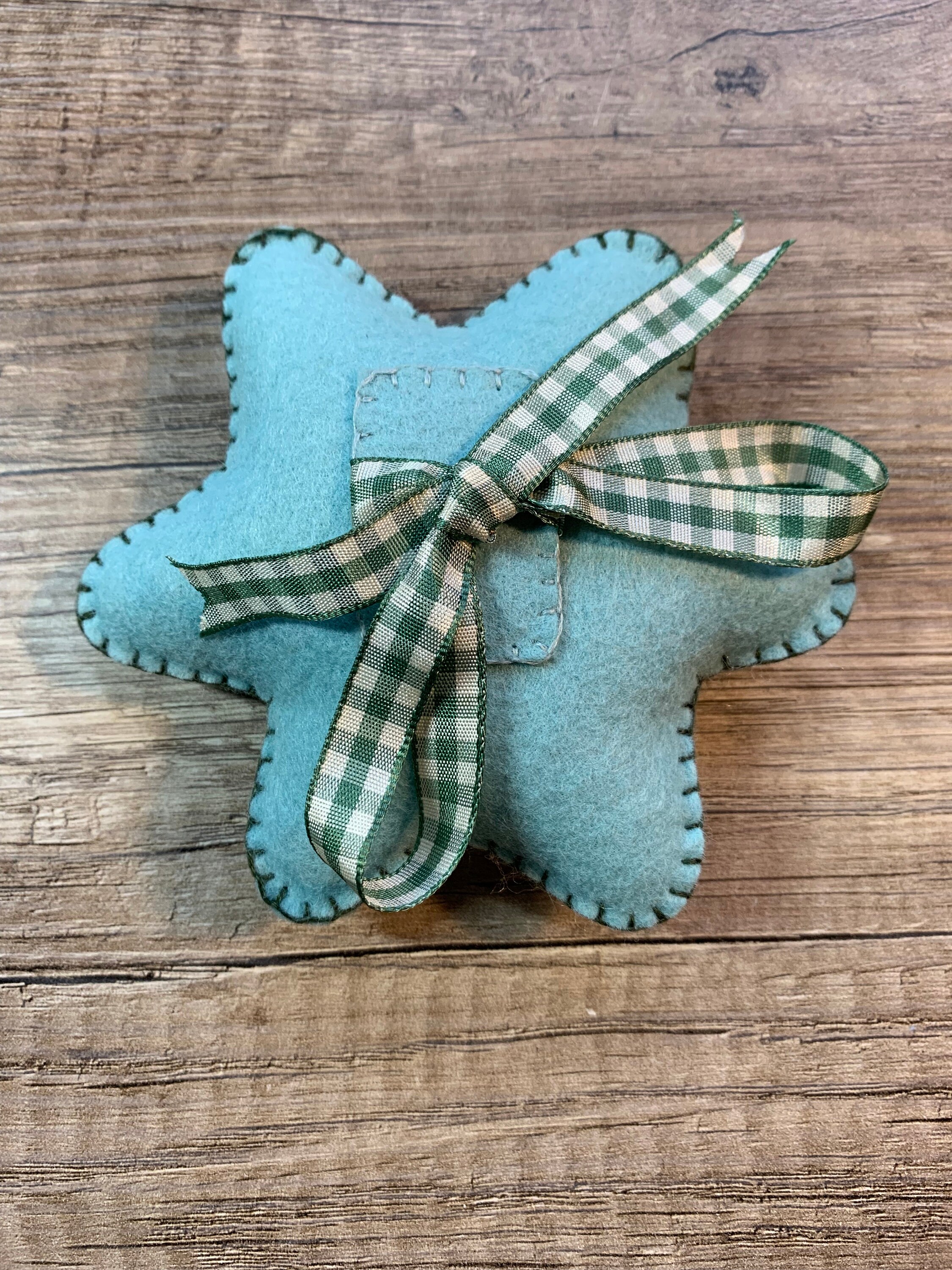 Blue Felt Christmas Tree Topper - Etsy