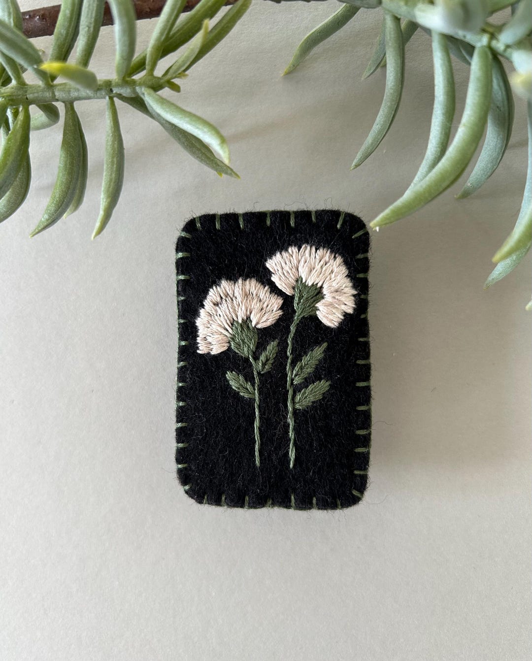 A Handmade Embroidered Felt Brooch - Etsy