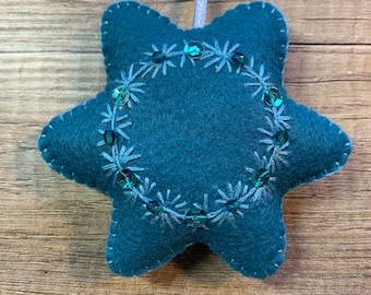 Mini Felt Star Decorations Christmas Christmas Decorations Felt Stars ...