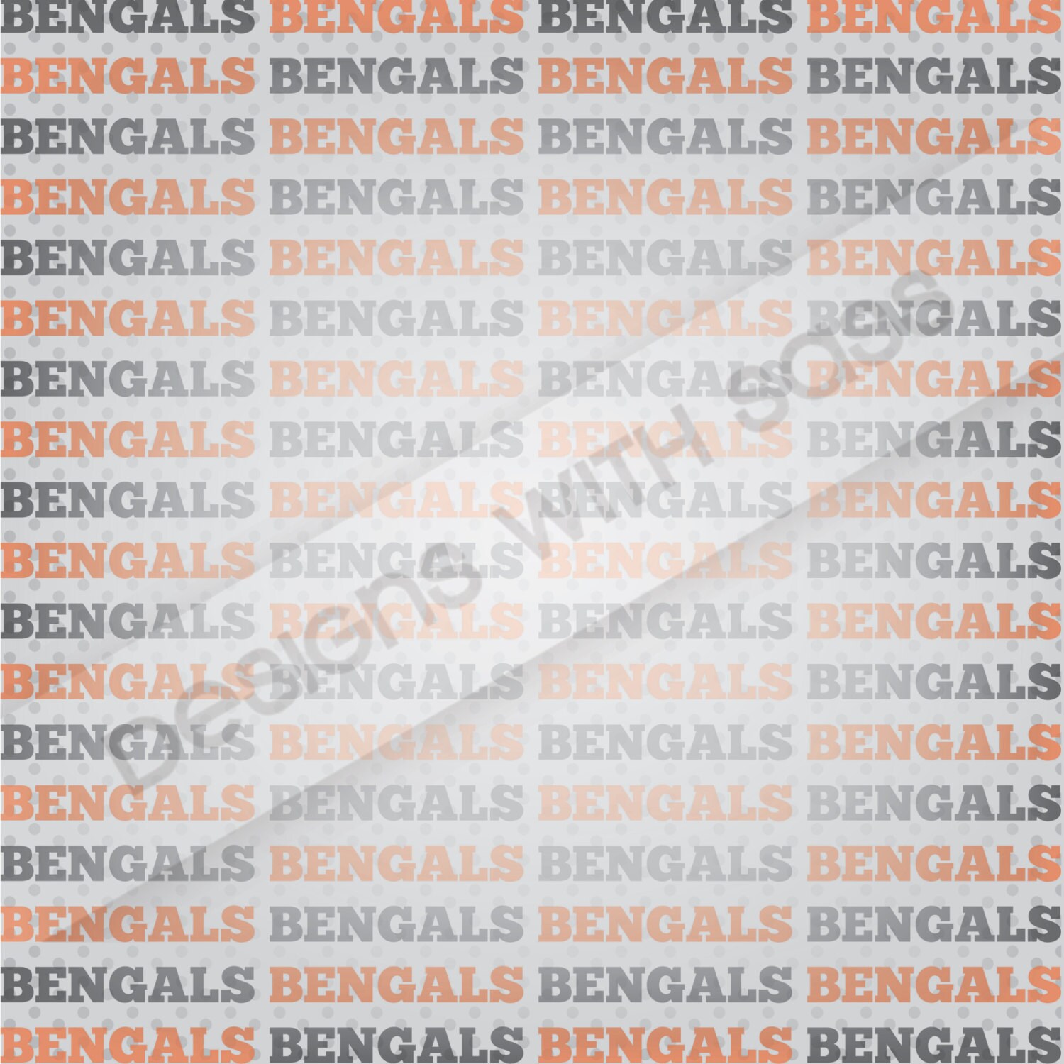 Digital Paper, Cincinnati Football Pattern, Ohio Football Pattern ...