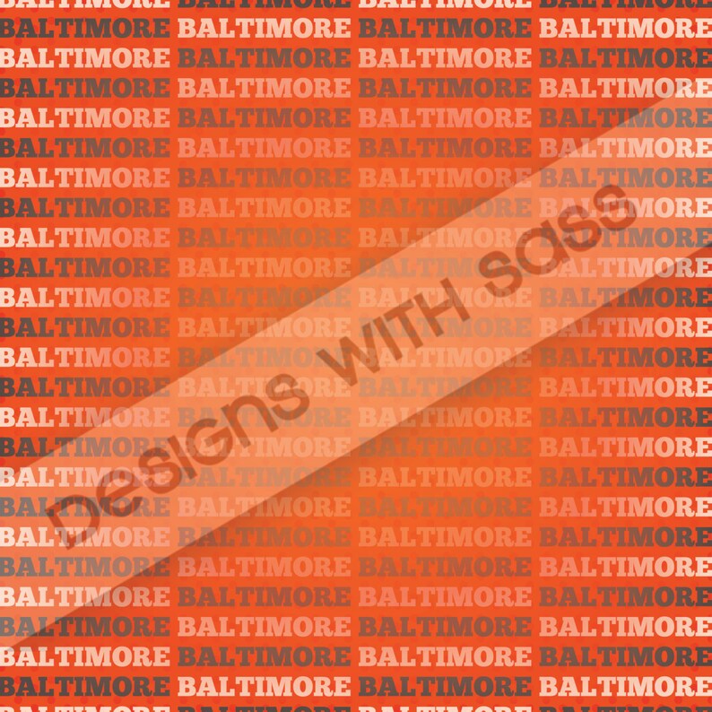 Digital Paper, Baltimore Baseball Scrapbook Paper, Baltimore Baseball ...