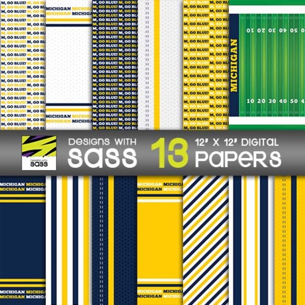 Michigan Football - Etsy