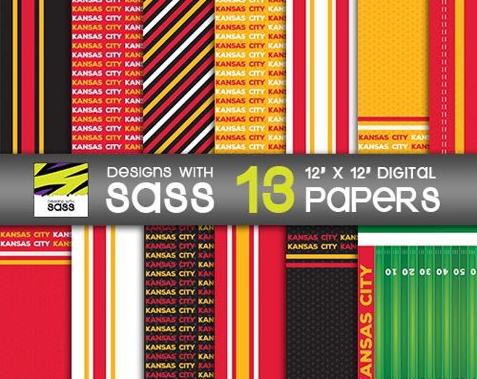 KC Chiefs Celebrate Seamless Pattern - Seamless Chiefs Jpeg - Football ...