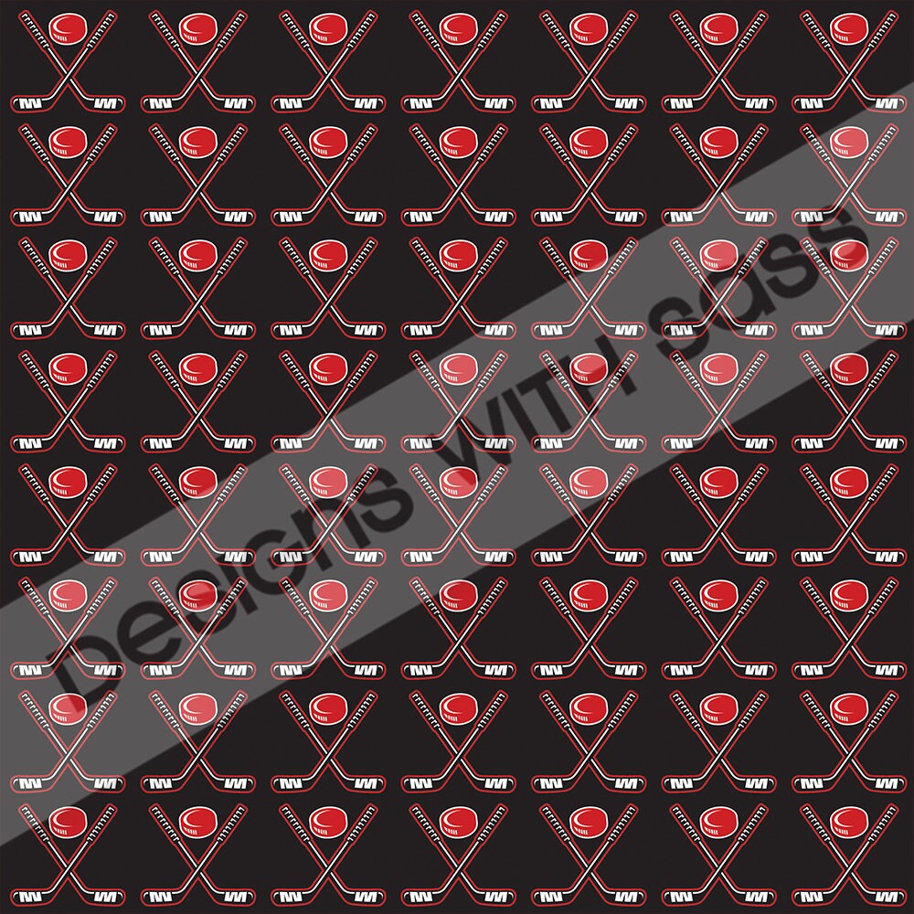 Digital Paper, Detroit Hockey, Pro Hockey, Hockey Pattern, Hockey Paper ...