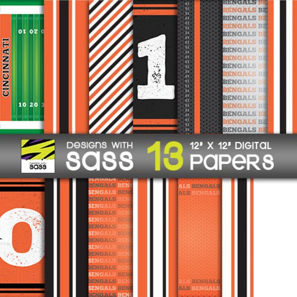 Cincinnati Bengals Clipart - Etsy