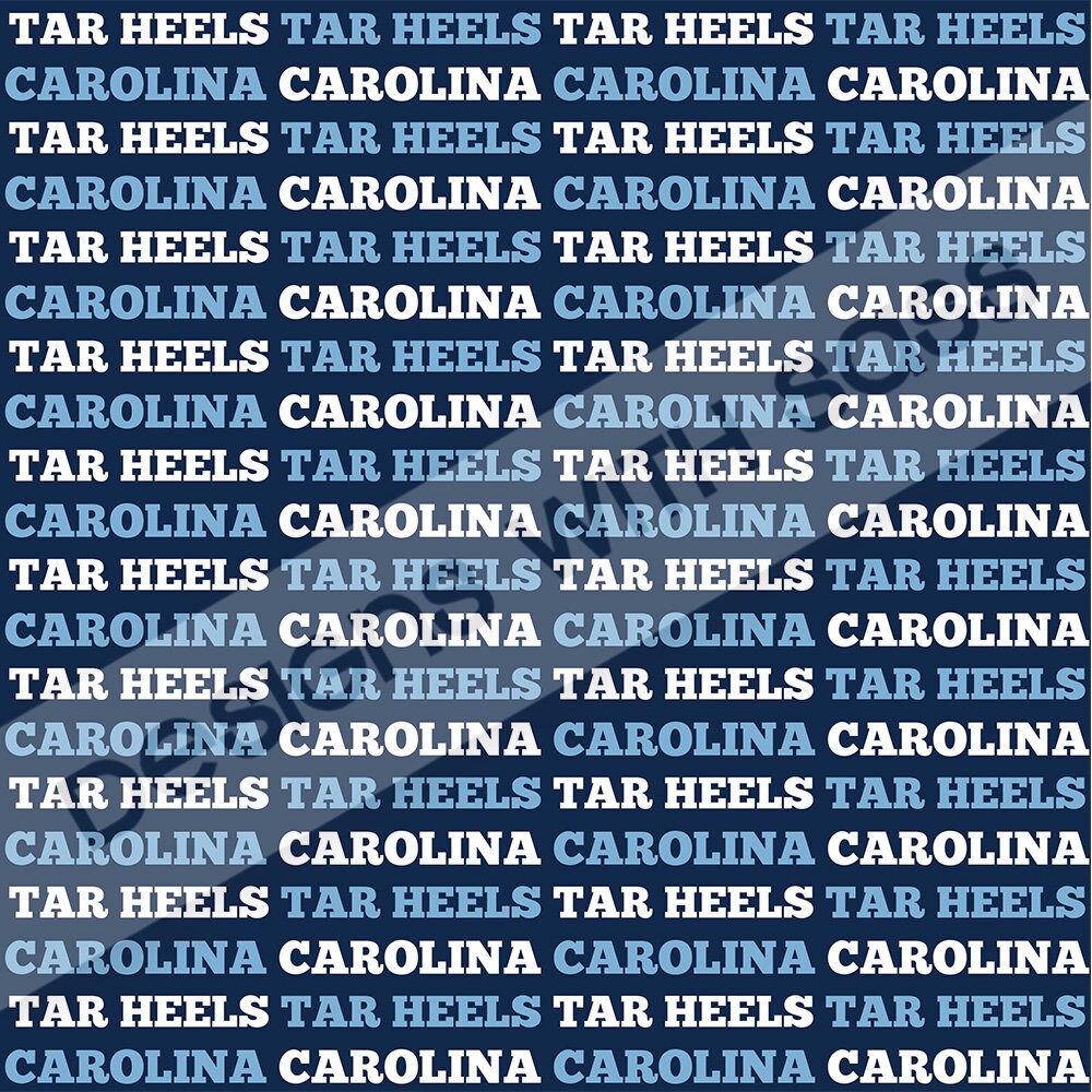 Digital Paper, North Carolina College Football Pattern, North Carolina ...