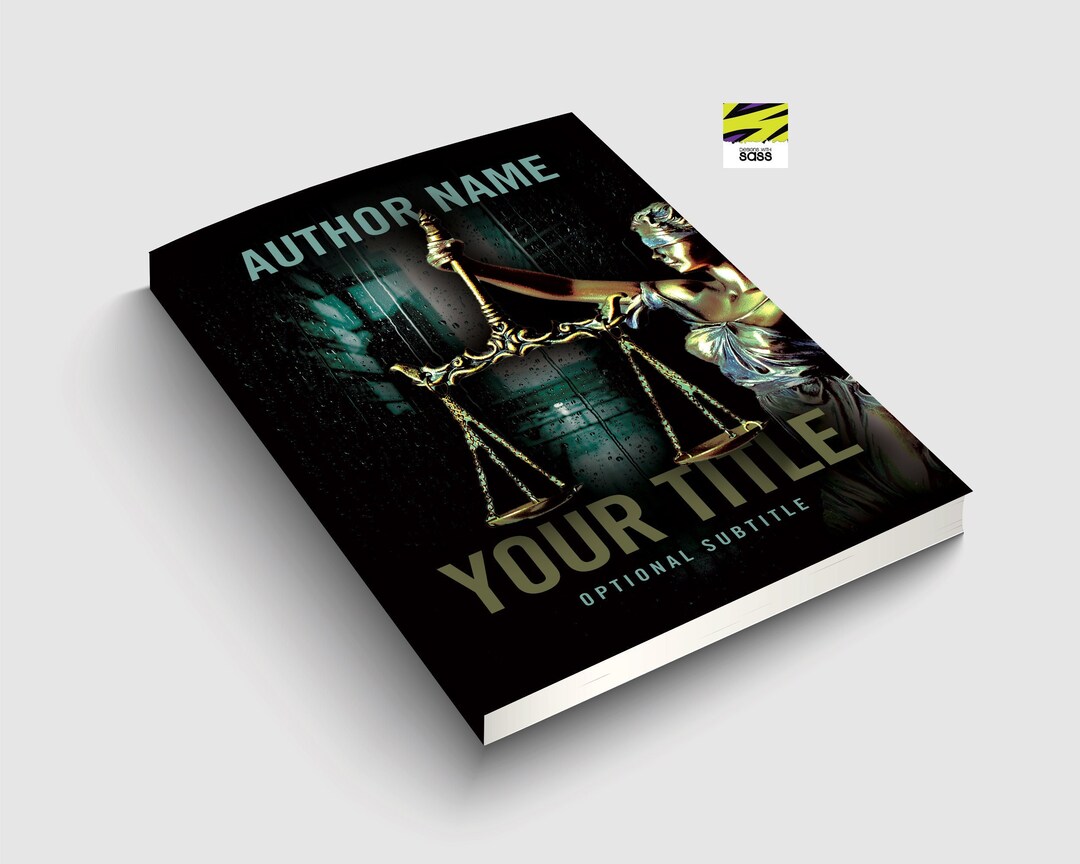Premade Book Cover Design, True Crime Book Cover, Law and Order Book ...